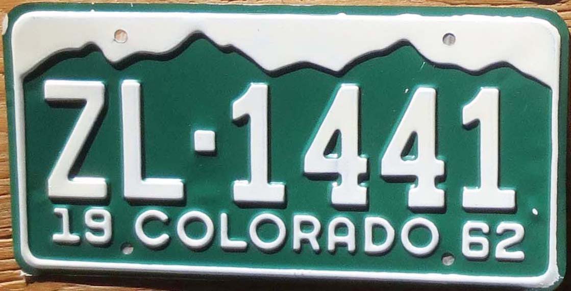 Colorado | Product categories | Automobile License Plate Store ...