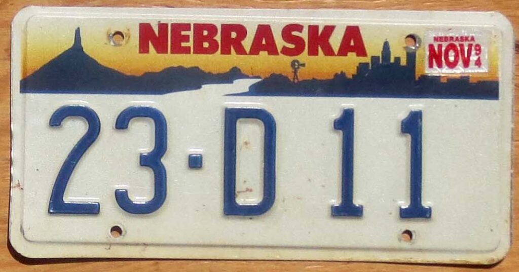 Nebraska Archives - Automobile License Plate Store: Collectible License ...