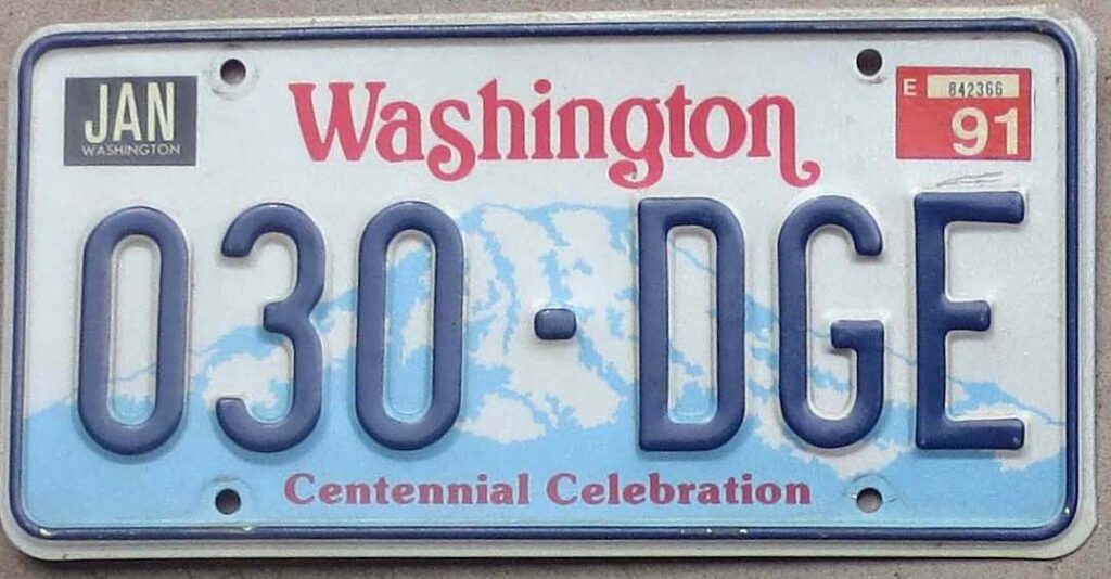 Washington | Product categories | Automobile License Plate Store ...