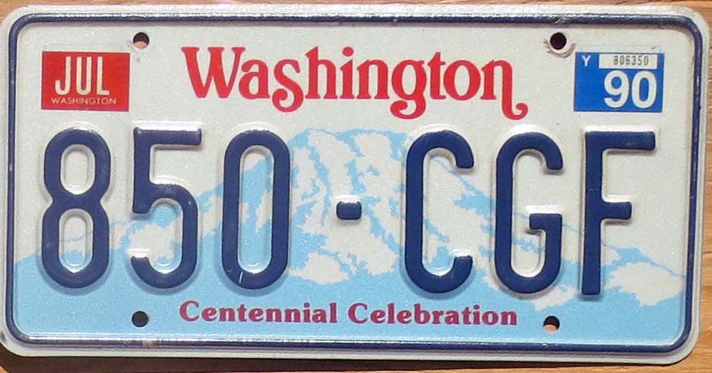 Washington | Product categories | Automobile License Plate Store ...
