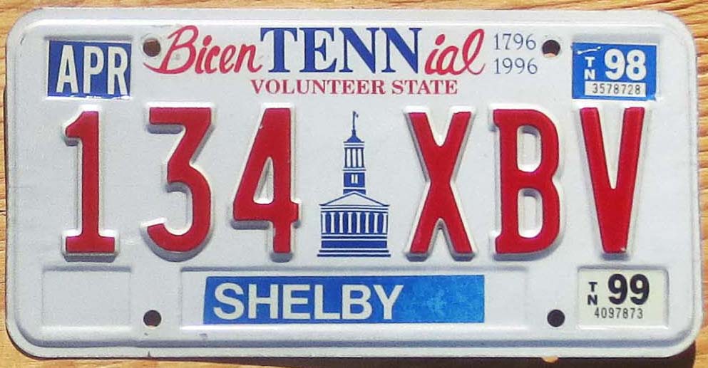 Tennessee | Product categories | Automobile License Plate Store ...