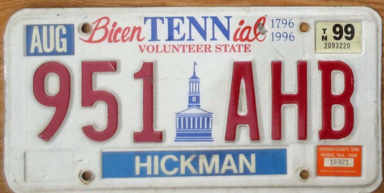 Tennessee Archives - Automobile License Plate Store: Collectible ...