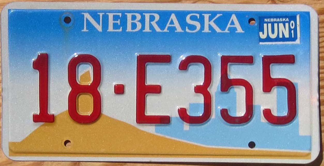 Nebraska Archives - Automobile License Plate Store: Collectible License ...