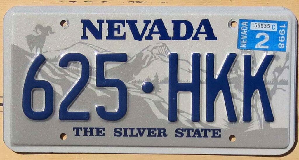 Nevada Archives - Automobile License Plate Store: Collectible License ...