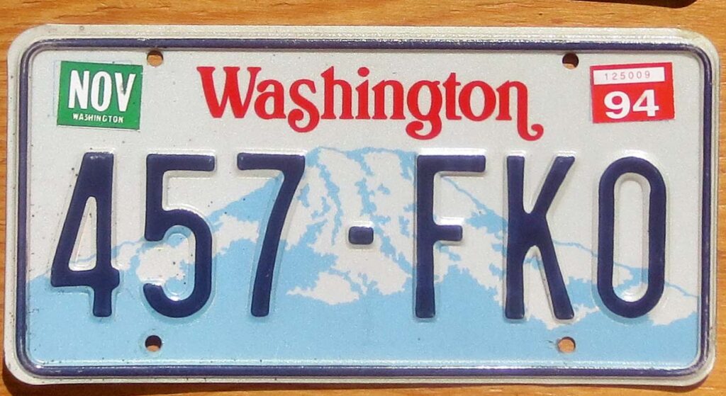 Washington | Product categories | Automobile License Plate Store ...
