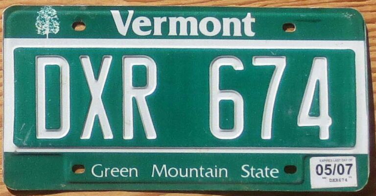 Vermont | Product categories | Automobile License Plate Store ...