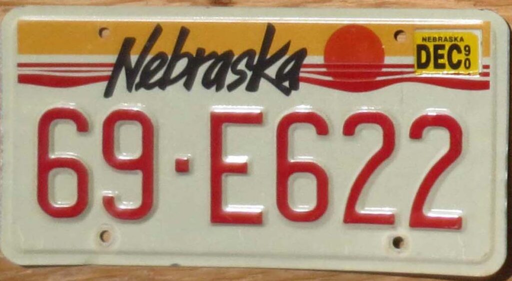 Nebraska Archives - Automobile License Plate Store: Collectible License ...