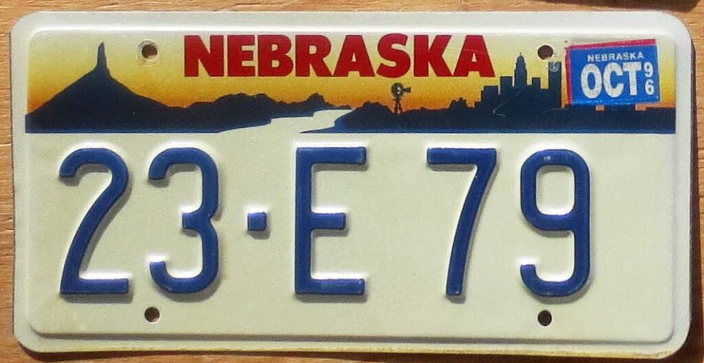Nebraska Archives - Automobile License Plate Store: Collectible License ...