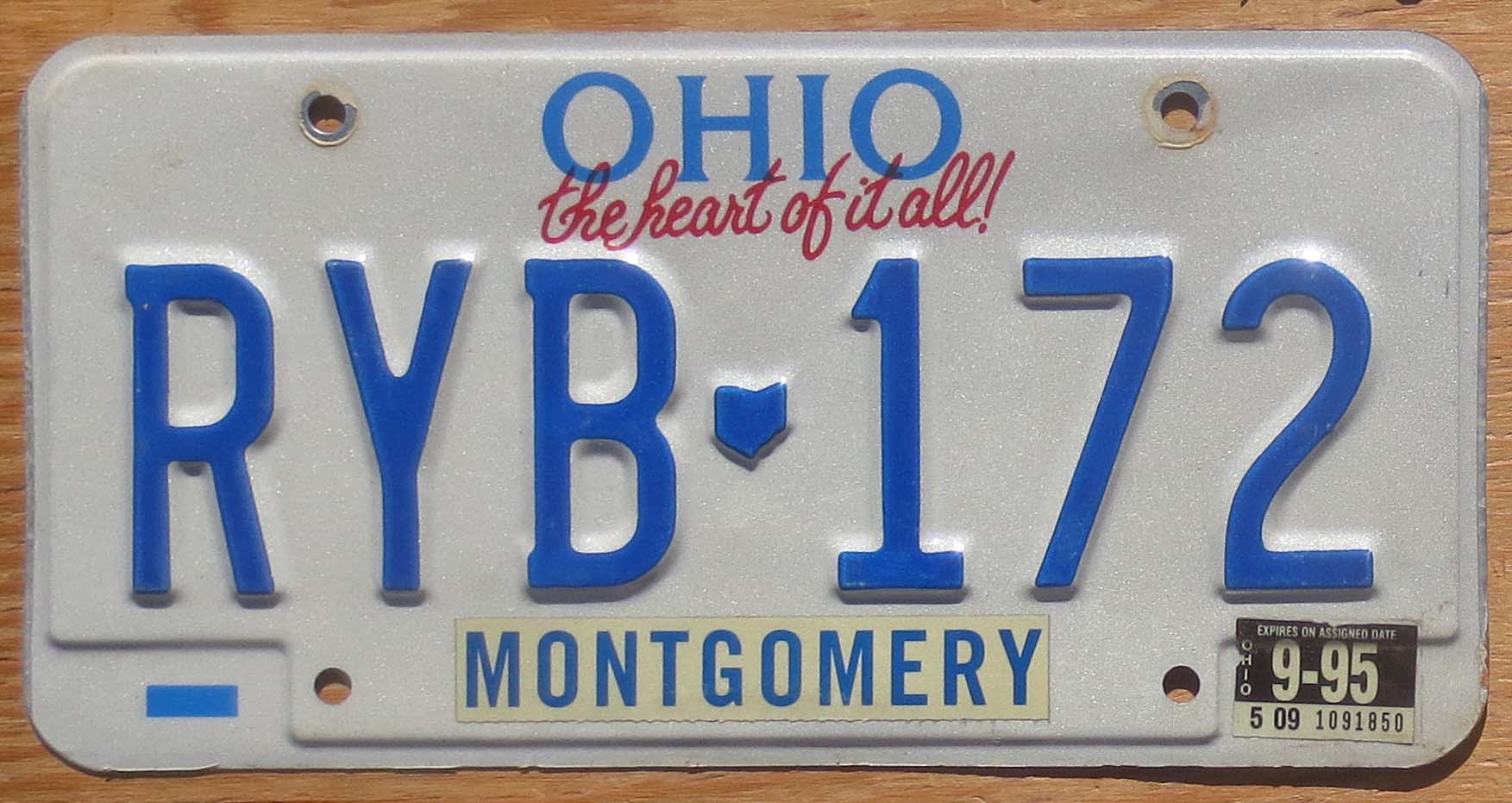 Ohio Archives - Automobile License Plate Store: Collectible License ...