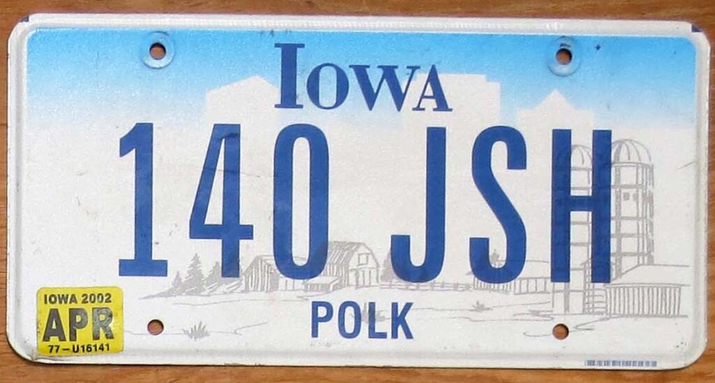 Iowa | Product categories | Automobile License Plate Store: Collectible ...