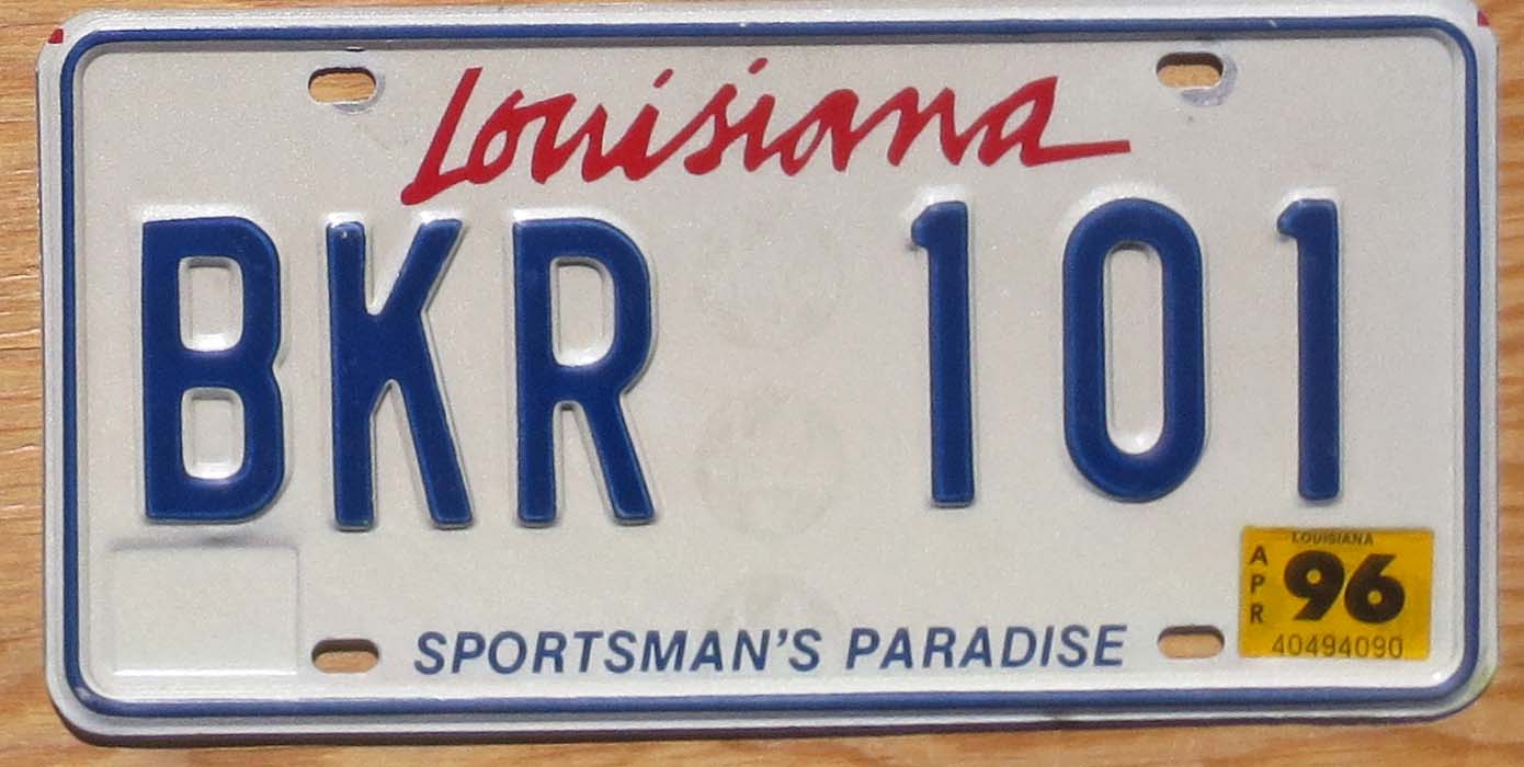 Louisiana Archives - Automobile License Plate Store: Collectible ...