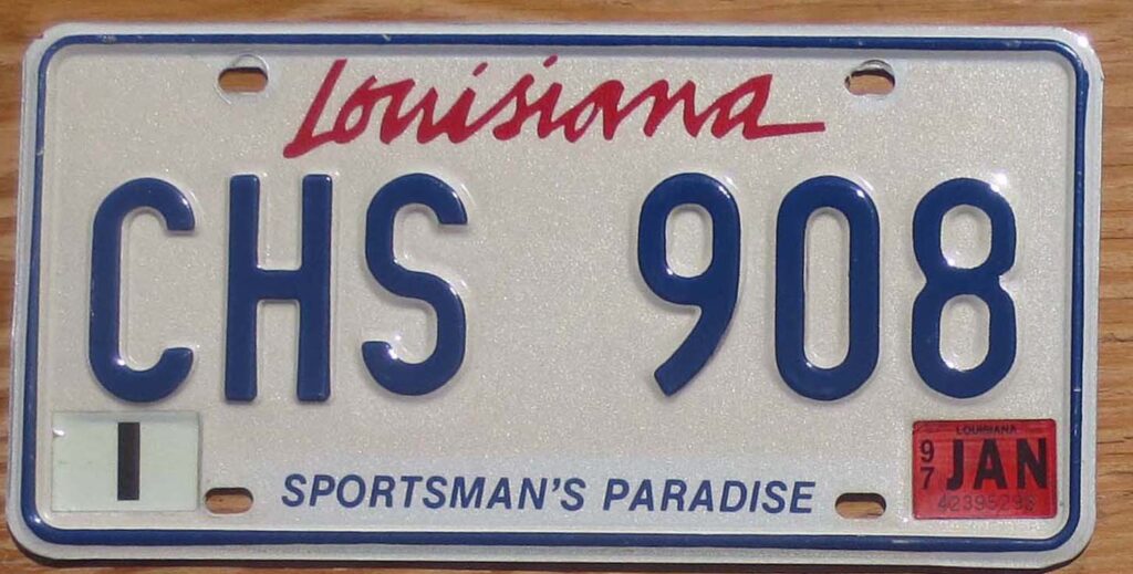 Louisiana Archives - Automobile License Plate Store: Collectible ...