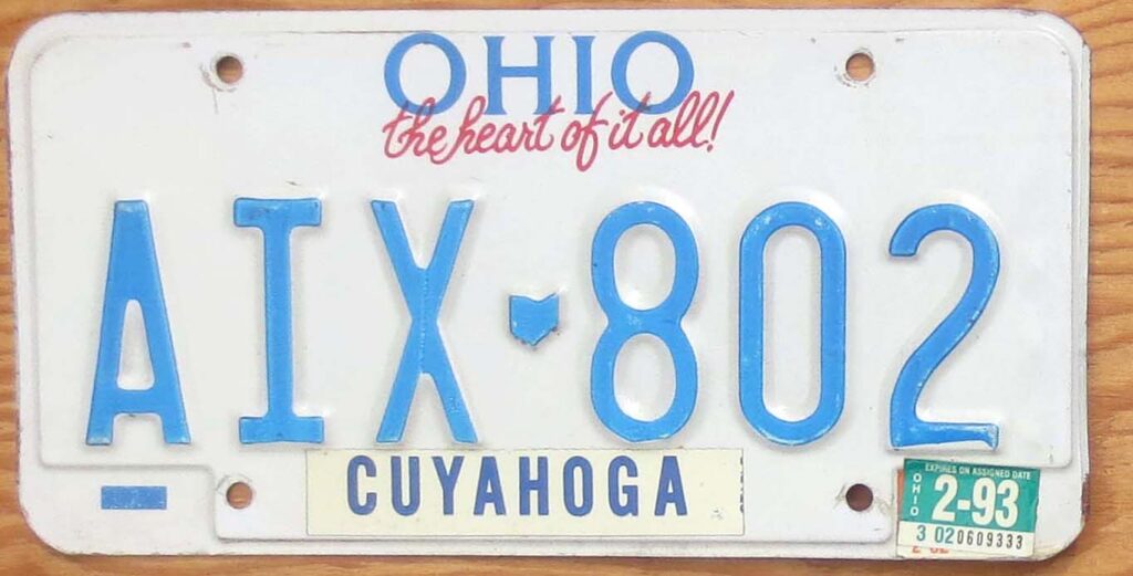Ohio Archives - Automobile License Plate Store: Collectible License ...