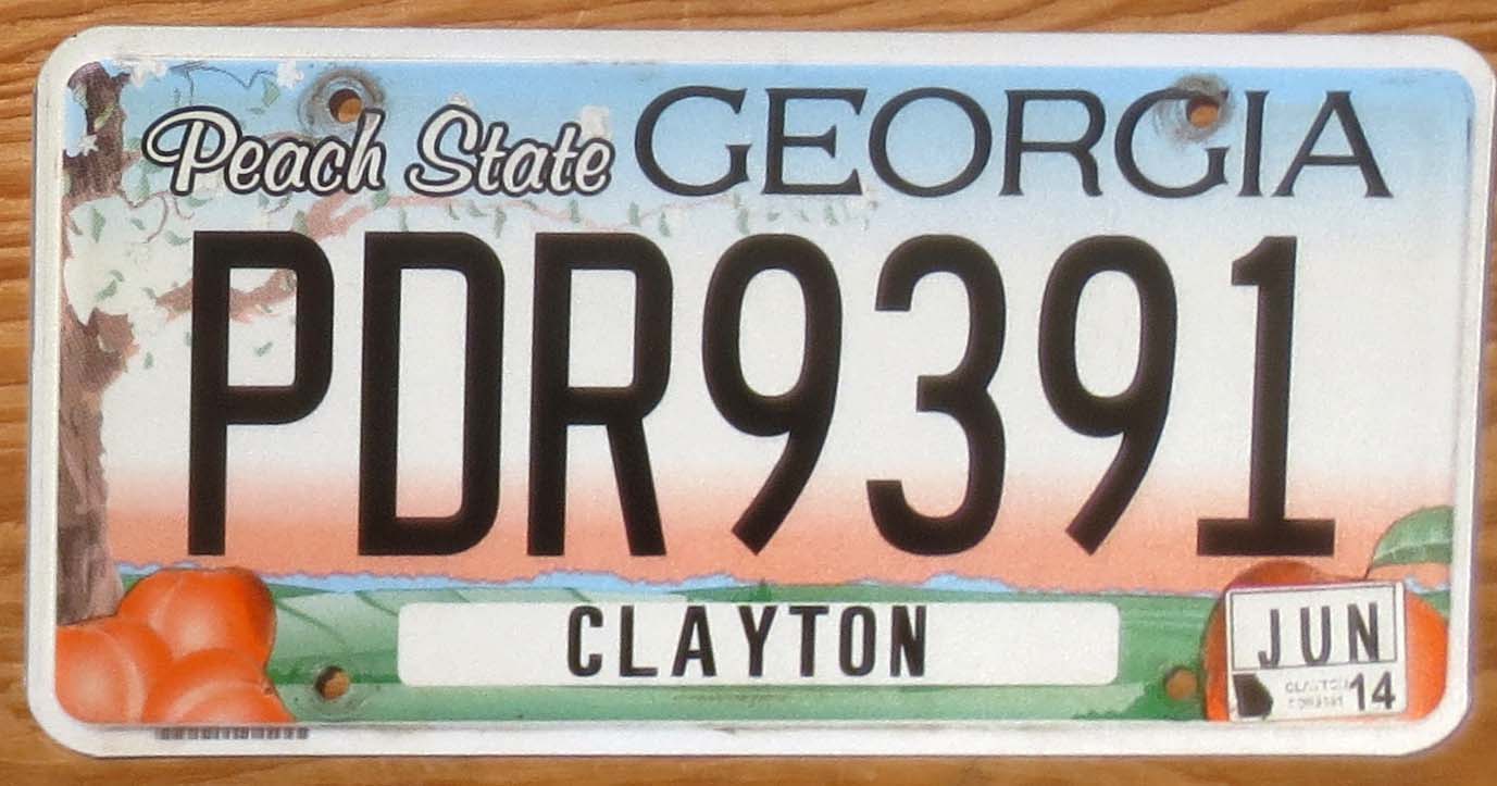 Georgia | Product categories | Automobile License Plate Store ...