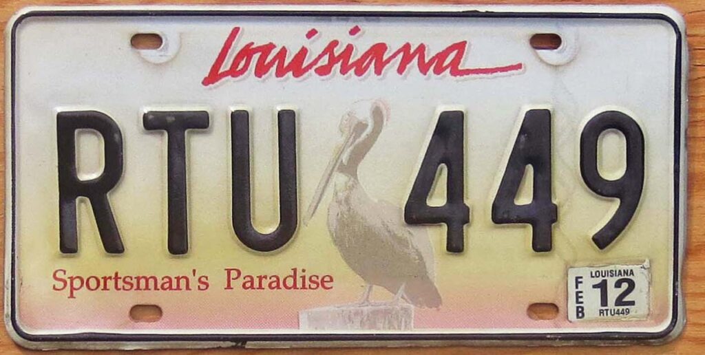 Louisiana | Product categories | Automobile License Plate Store ...