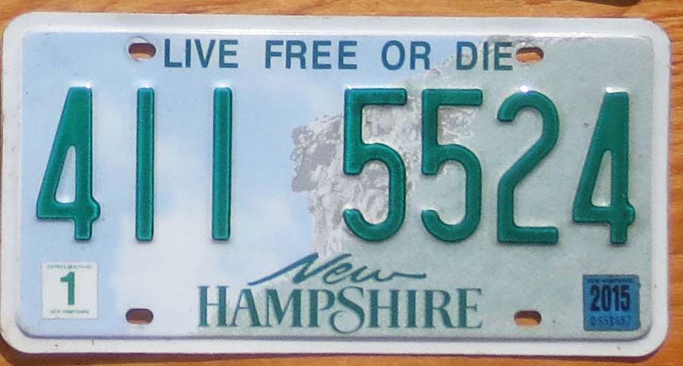 New Hampshire | Product categories | Automobile License Plate Store ...