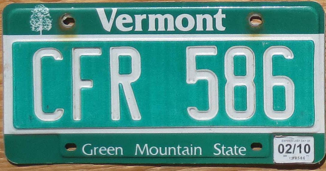 Vermont | Product categories | Automobile License Plate Store ...