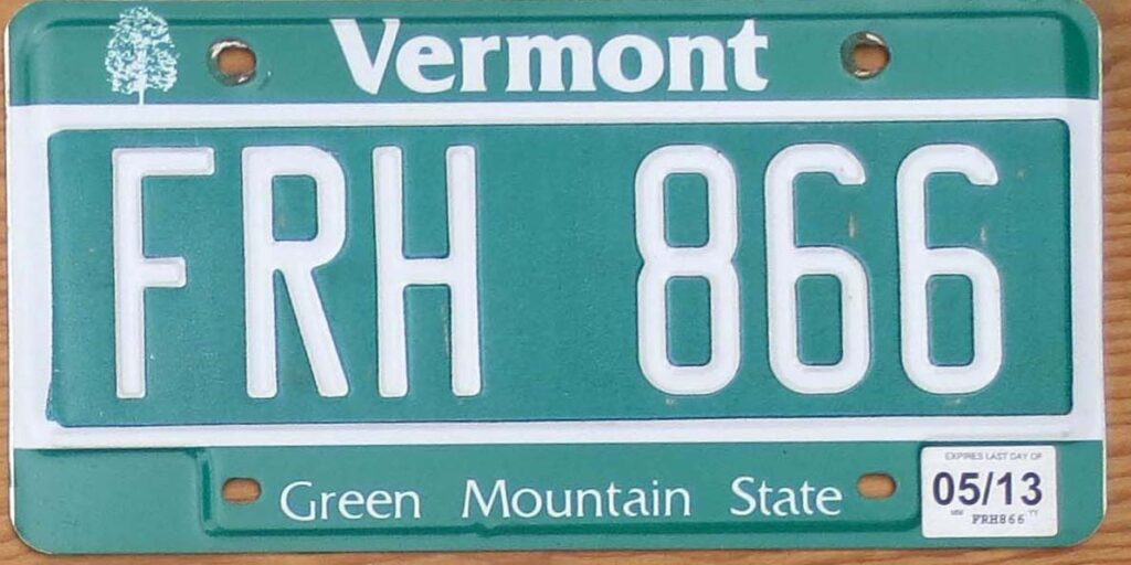 Vermont | Product categories | Automobile License Plate Store ...
