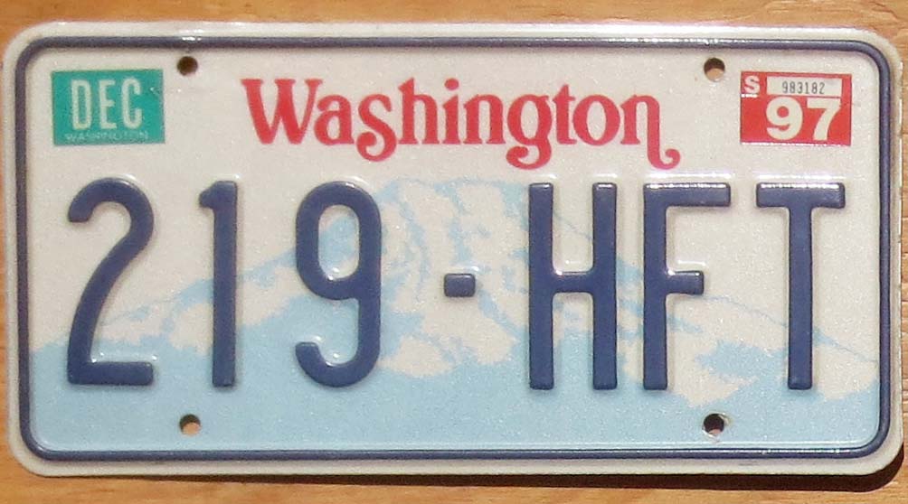 Washington | Product categories | Automobile License Plate Store ...