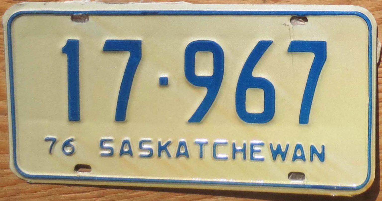 Saskatchewan | Product categories | Automobile License Plate Store ...