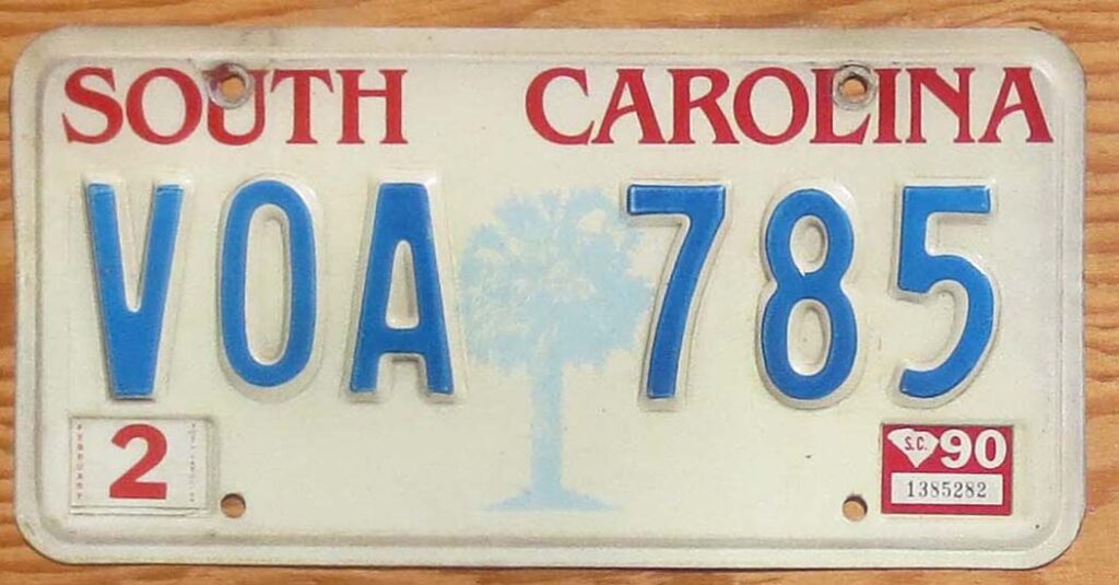 South Carolina | Product categories | Automobile License Plate Store ...