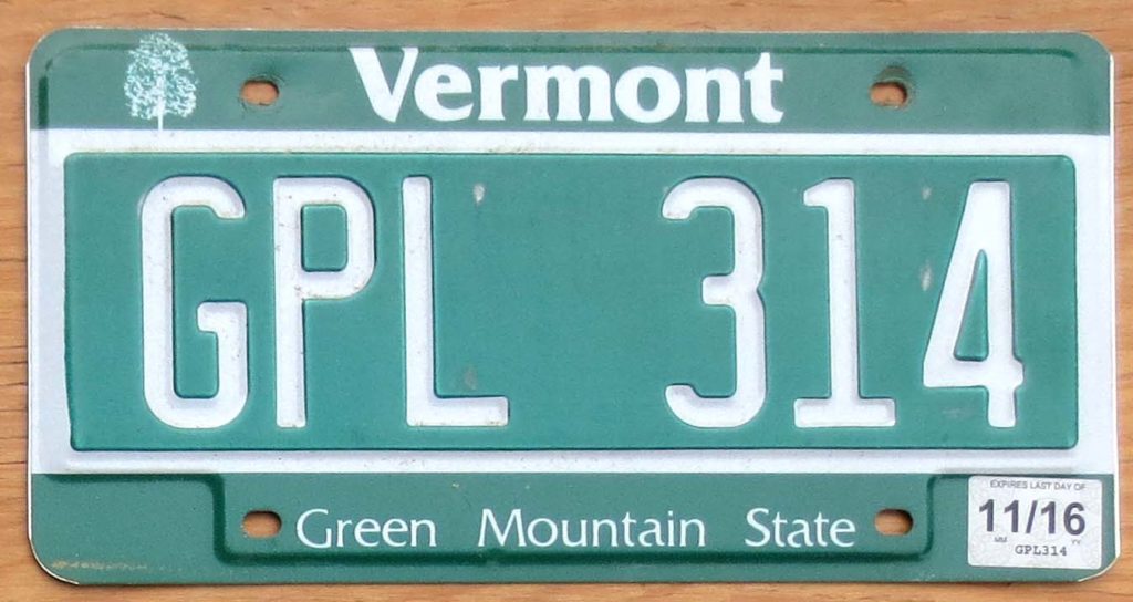 Vermont | Product categories | Automobile License Plate Store ...