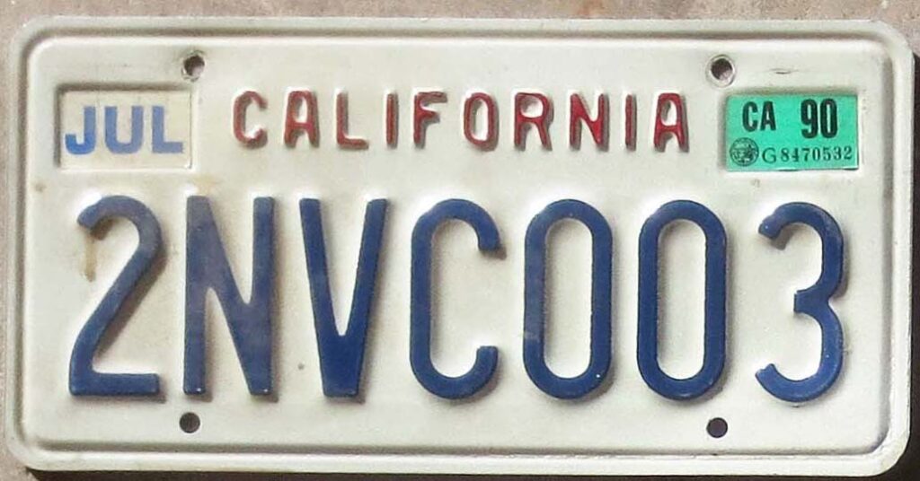 California Archives - Automobile License Plate Store: Collectible ...