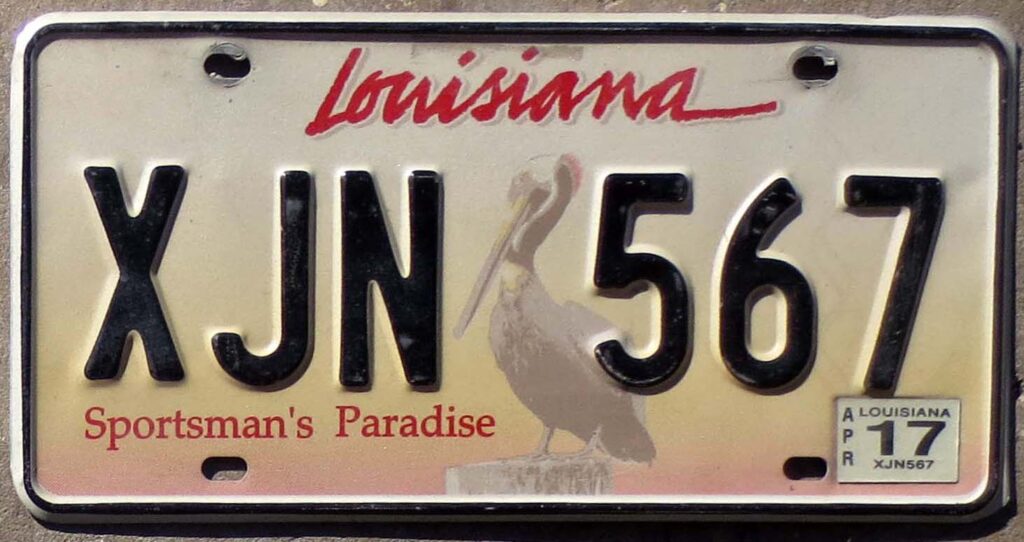 Louisiana Archives - Automobile License Plate Store: Collectible ...