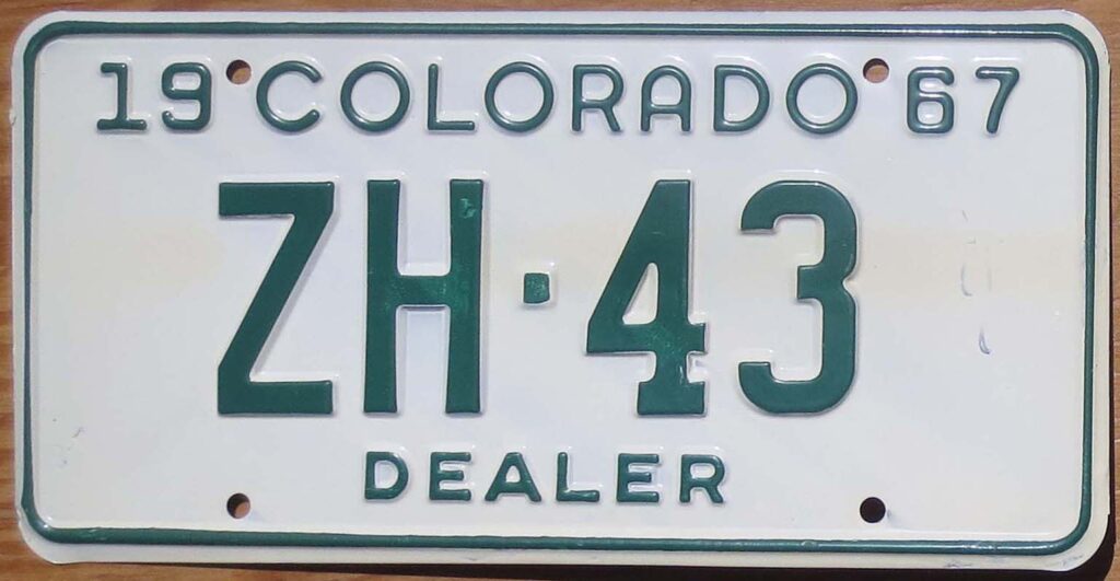 Colorado | Product categories | Automobile License Plate Store ...