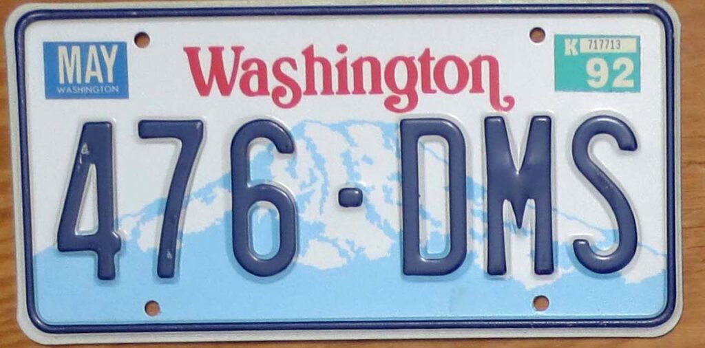 Washington | Product categories | Automobile License Plate Store ...