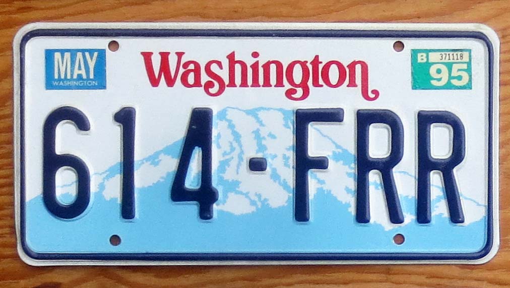 Washington | Product categories | Automobile License Plate Store ...