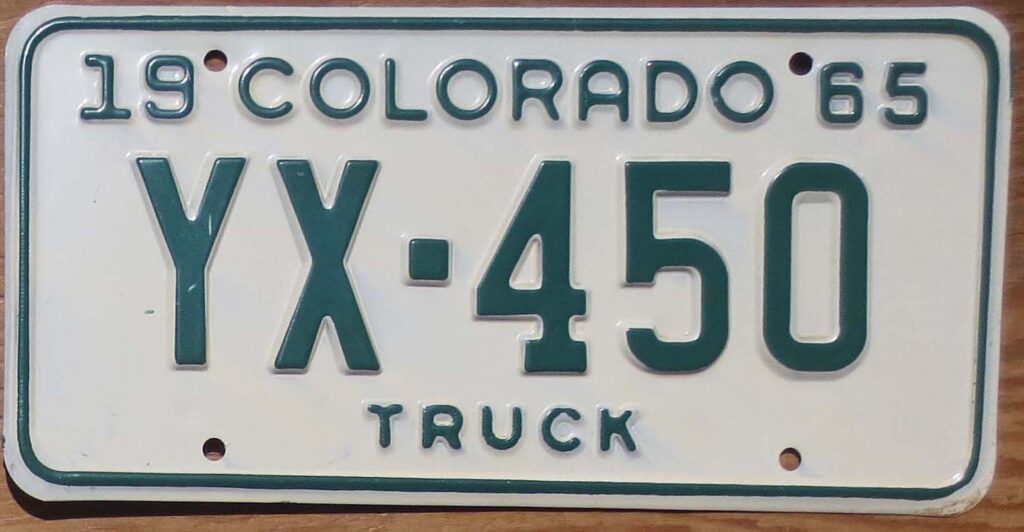 Colorado | Product categories | Automobile License Plate Store ...