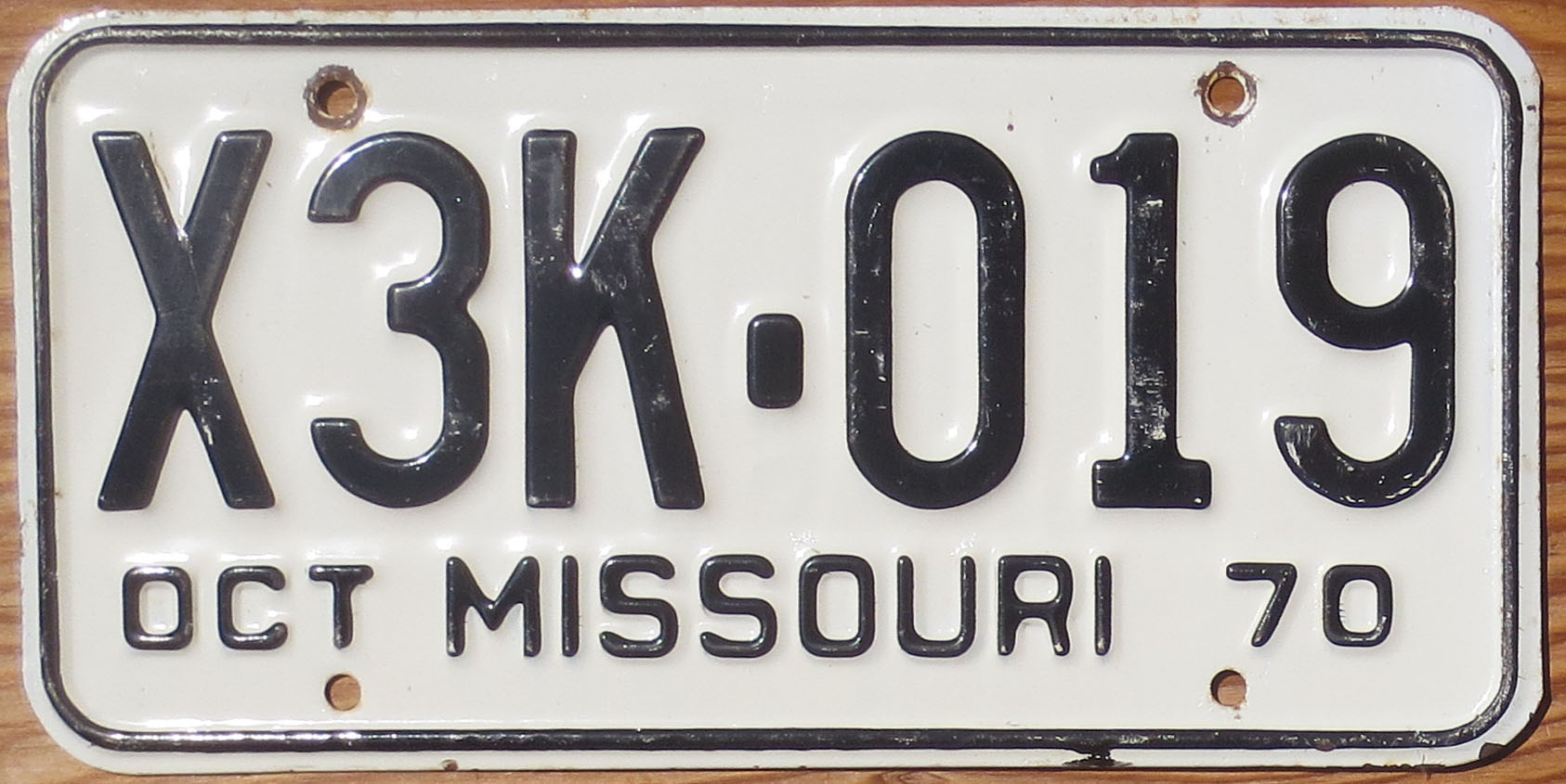 1970 Missouri vg - Automobile License Plate Store: Collectible License ...