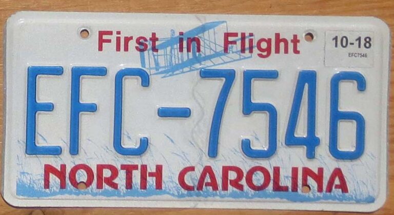 North Carolina | Product categories | Automobile License Plate Store ...