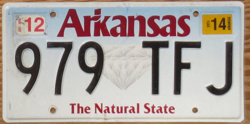 Arkansas Archives - Automobile License Plate Store: Collectible License ...