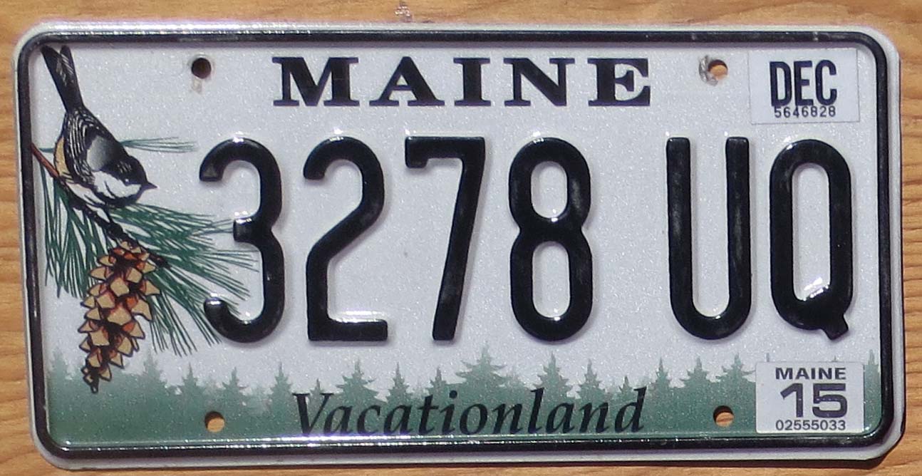 Maine | Product categories | Automobile License Plate Store ...