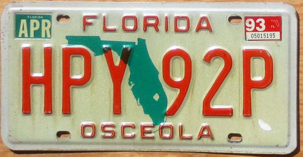 Florida | Product categories | Automobile License Plate Store ...
