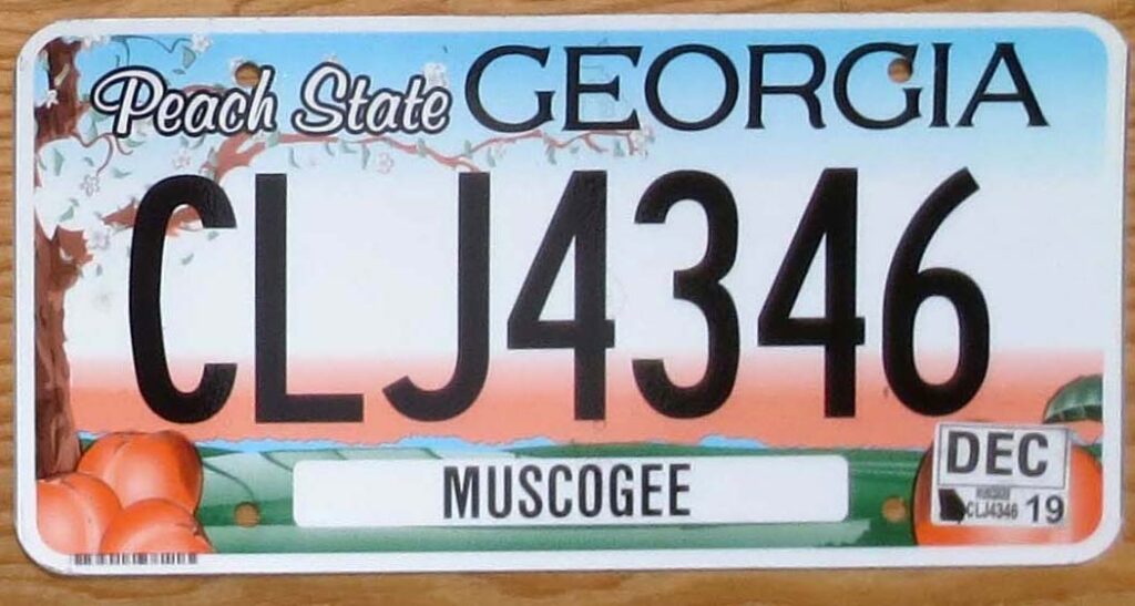Georgia | Product categories | Automobile License Plate Store ...