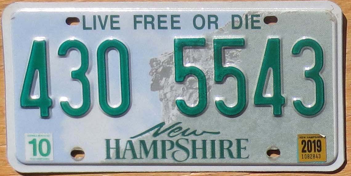 New Hampshire | Product categories | Automobile License Plate Store ...