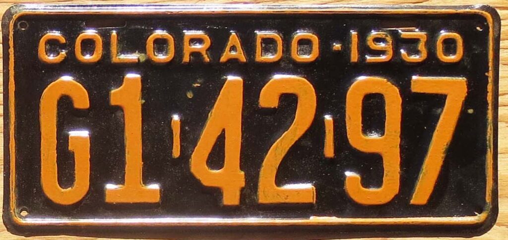 Colorado Archives - Automobile License Plate Store: Collectible License ...