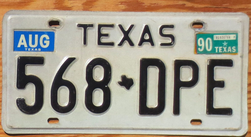 Texas Archives - Automobile License Plate Store: Collectible License ...