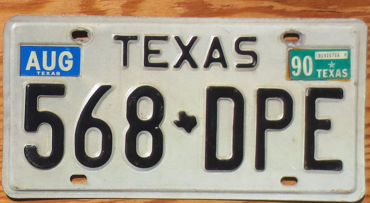 Texas Archives - Automobile License Plate Store: Collectible License ...