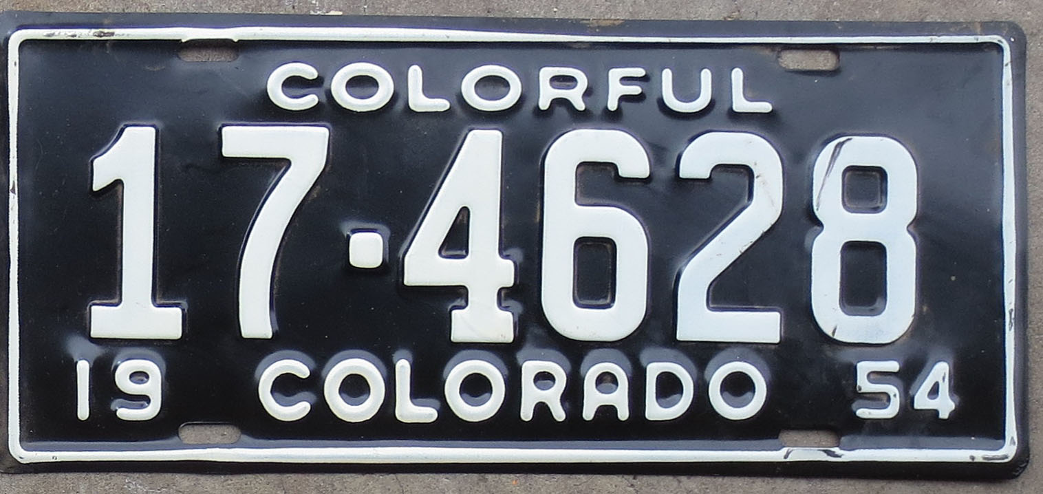 Colorado Archives - Automobile License Plate Store: Collectible License ...
