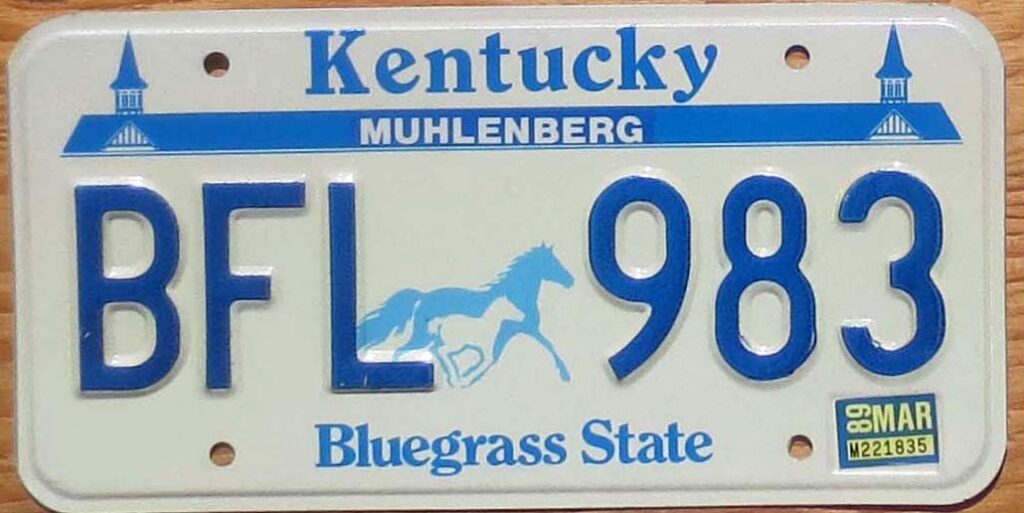 Kentucky | Product categories | Automobile License Plate Store ...