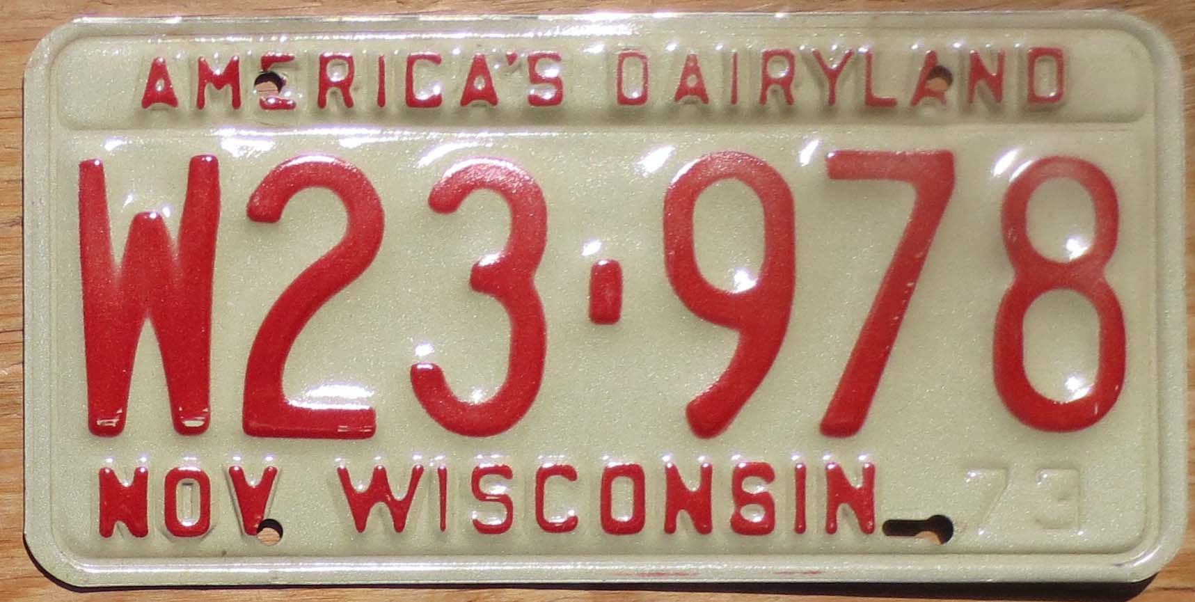 Wisconsin Archives - Automobile License Plate Store: Collectible ...