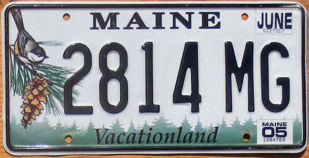 Maine | Product categories | Automobile License Plate Store ...