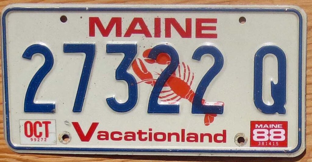 Maine | Product categories | Automobile License Plate Store ...