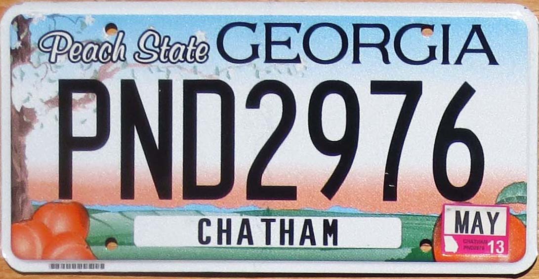 Georgia | Product categories | Automobile License Plate Store ...