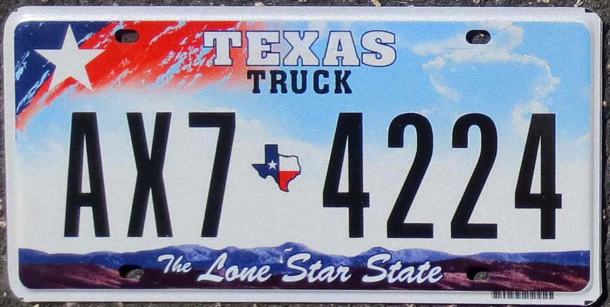 Texas | Product categories | Automobile License Plate Store ...