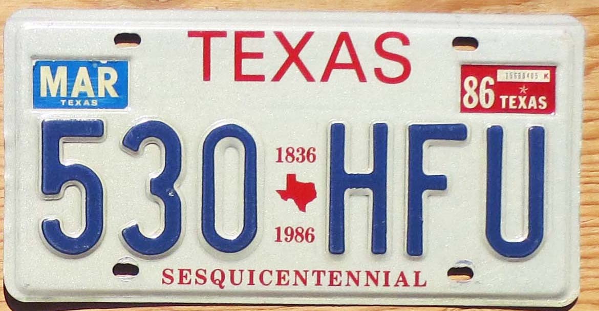 Texas | Product categories | Automobile License Plate Store ...